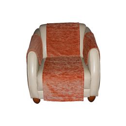 WIRTH Sofal&auml;ufer &raquo;Miriam&laquo; rechteckig 5 mm H&ouml;he 1 St&uuml;ck orange Kunstfaser B : 50cm 1 Stk., 5mm, L: 150cm