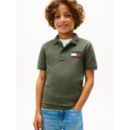 Tommy Hilfiger Jungen Poloshirt &raquo;TOMMY FLAG POLO SS&laquo; Kinder bis 16 Jahre gr&uuml;n 4 (104)