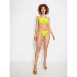 Lscn By Lascana Damen LSCN by LASCANA Bustier-Bikini-Top &raquo;Gina&laquo; mit Cut-Out vorne gr&uuml;n 32, Cup C/D