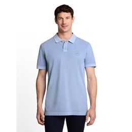 Tom Tailor Herren Tom Tailor Poloshirt Sommershirt mit kleinem Logo-Print blau S