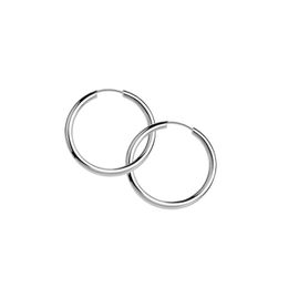 Aniston Jewelry & Watches Damen Aniston JEWELRY & WATCHES Paar Creolen &raquo;Schmuck Geschenk Silber 925 Ohrringe Basic 2 mm breit&laquo; Made in Germany 15, 