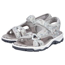 Rieker Damen Riemchensandale Sommerschuh, Sandalette, Outdoorschuh in Trekking-Optik 38