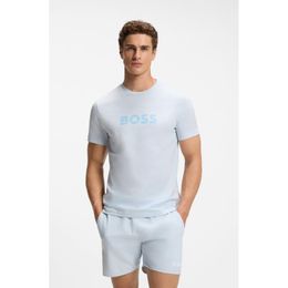 BOSS Herren BOSS Strandshirt &raquo;T-Shirt RN&laquo; mit UV Schutz (SPF 50+), Swimwear blau XL