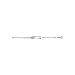Firetti Jungen Armband &raquo;Schmuck Geschenk Silber 925 Armkette ID-Platte Figarokette&laquo; silber 14, Silber 925 (Sterlingsilber)