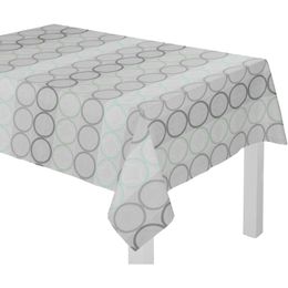 WIRTH Tischdecke &raquo;ZIRBELLO&laquo; gr&uuml;n Baumwolle, Polyester B/L: 85cm x 85cm, 1 Stk., eckig