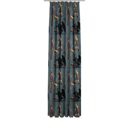 WIRTH Vorhang &raquo;Dragons&laquo; Multifunktionsband 1 Stk. tlg. Universal Pictures grau Satin, Polyester 145cm, Multifunktionsband, 142cm