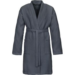 Vossen Unisex-Bademantel &raquo;Rom, ideal f&uuml;r Sauna & Spa, Hotelbademantel, Morgenmantel&laquo; 1 Stk. f&uuml;r Damen & Herren, Waffelpiqu&eacute;-Struktur, in leichter Qualit&auml;t 