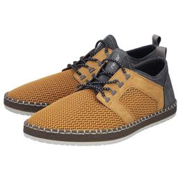 Rieker Herren Slip-On Sneaker Schlupfschuh, Slipper, Freizeitschuh, elastischer Einstieg, Gummizug braun 45