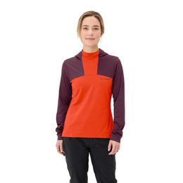 Vaude Damen Vaude Kapuzensweatshirt &raquo;WOMEN'S QIMSA HOODY&laquo;, f&uuml;r Outdoor-Aktivit&auml;ten geeignet, sportlicher Stil, Kapuzensweatshirt lila 38
