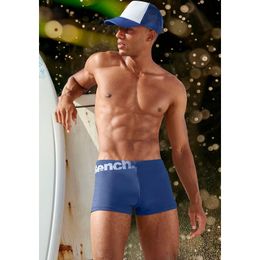 Bench. Herren Boxer-Badehose mit Bench-Schriftzug blau 5, N-Gr