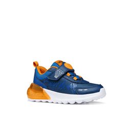 Geox Jungen Sneaker &raquo;Blinkschuh J ACTIVART ILLUMINUS&laquo; Klettschuh mit Looney Tunes Motiv, Gr&ouml;&szlig;enschablone zum Download blau 27