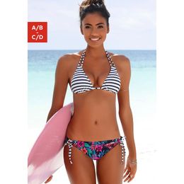 Venice Beach Damen Triangel-Bikini-Top &raquo;Summer&laquo; mit Doppeltr&auml;gern bunt 40, Cup C/D