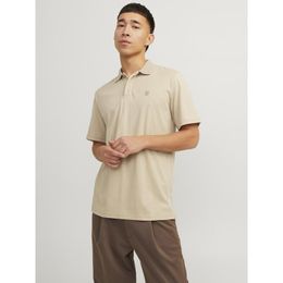 Jack & Jones Jack & Jones Herren Poloshirt &raquo;JPRCCRODNEY SS POLO SN&laquo; beige S