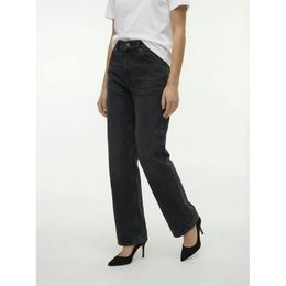 Topshop Damen Topshop Weite Jeans &raquo;TSCINCH LR WIDE DNM JEANS BLW NOOS&laquo; Baumwolle, relaxed fit, low waist 25, L&auml;nge 32