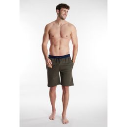 Tom Tailor Herren Tom Tailor Bermudas &raquo;Dallas&laquo; Kordelzug, Seitentaschen, bequem, atmungsaktiv, locker, Baumwollmix gr&uuml;n 52L, N-Gr