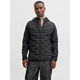 Jack & Jones Jack & Jones Herren Steppjacke &raquo;JJEPERFECT HYBRID JACKET NOOS&laquo; mit Kapuze mit Kapuze schwarz L