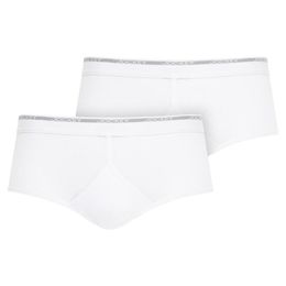 Jockey Herren Slip &raquo;Modern Classic 1850&laquo; mit Eingriff, atmungsaktiv, Stretchbund wei&szlig; XL