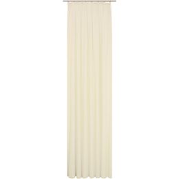 WIRTH Vorhang &raquo;LORCA&laquo; Kr&auml;uselband 1 Stk. tlg. beige Obermaterial: 66% Polyester, 34% Baumwolle 150cm, Kr&auml;uselband, 132cm
