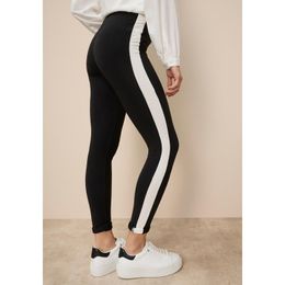 Flashlights Damen Leggings Mit Seitenstreifen schwarz 34, N-Gr