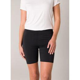 Base Level Damen Shorts Sommerhose mit hohem Bund schwarz 46, N-Gr
