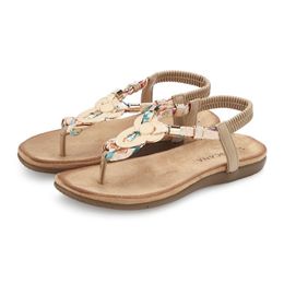 Lascana Damen Lascana Zehentrenner &raquo;Sommerschuh, offener Schuh, Sandalette,&laquo; Sandale, Pantolette mit Stretcheinsatz 39