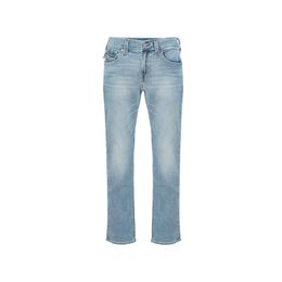 True Religion Herren Straight-Jeans &raquo;RICKY SN FLAP&laquo; Baumwollmischung, straight fit 38, L&auml;nge 32