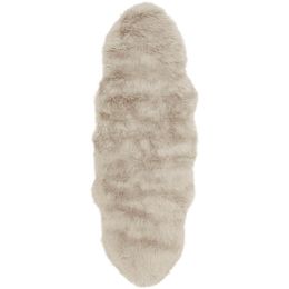 OTTO home Hochflor-Teppich &raquo;Valeria, Fellteppich, kuschelig, flauschig&laquo; fellf&ouml;rmig 60 mm H&ouml;he Kunstfell, weiche Teppiche, Wohnzimmer, Schlafzimmer, 