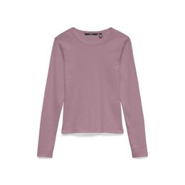 V&eacute;ro Moda Vero Moda Damen Langarmshirt &raquo;VMCHLOE LS SHORT TOP JRS NOOS&laquo; Baumwollmischung, slim fit S