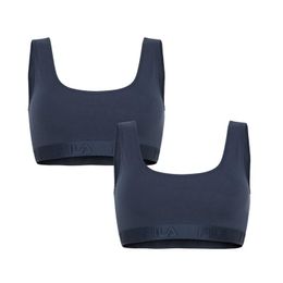 Fila Damen B&uuml;gelloser BH elastisches Unterbrustband, Baumwollmix XS, N-Gr