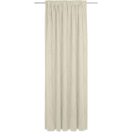 Adam Vorhang &raquo;Casket Valdelana&laquo; Multifunktionsband 1 Stk. tlg. aus 100% Bio-Baumwolle beige Jacquard, Baumwolle 145cm, Multifunktionsband, 142cm