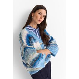 Richroyal Damen RICHROYAL Strickjacke Mit V-Ausschnitt blau XS
