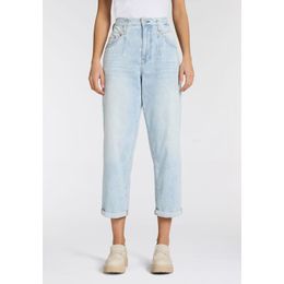 Herrlicher Damen Straight-Jeans &raquo;Brooke Denim Light&laquo; krempelbar blau 34, N-Gr