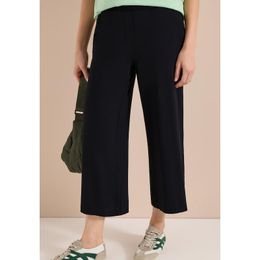 Cecil Damen Jerseyhose &raquo;Style Neele&laquo; mit elastischem Schlupfbund, High-Waist, Wide Leg schwarz XL (44), N-Gr