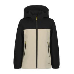 Icepeak M&auml;dchen Softshelljacke &raquo;KONAN JR&laquo; mit Kapuze mit Rei&szlig;verschlusstaschen, atmungsaktiv, winddicht und wasserabweisend 128