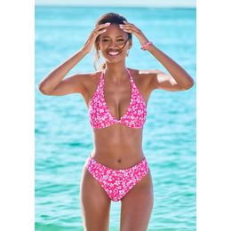 Vivance Bikini-Hose 'Leni' mehrfarbig Gr. 44. Mit Druck