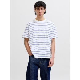 Jack & Jones Jack & Jones Herren T-Shirt &raquo;JORNORREBRO STRIPE TEE SS CN LN&laquo; Baumwolle, relaxed fit M