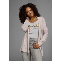 Kangaroos Damen Kangaroos Strickjacke in melierter Optik rosa 32/34