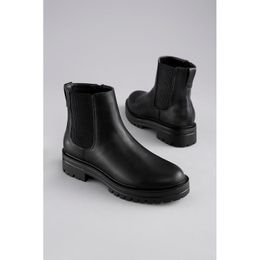 Aniston Shoes Damen Aniston SHOES Chelseaboots Stiefelette, Blockabsatz, mit breitem Stretch 39