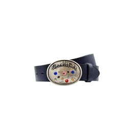 Rettungsring G&uuml;rtel Damen Lederg&uuml;rtel blau 110
