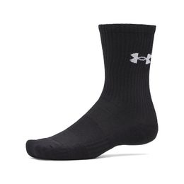 Under Armour Herren Sportsocken &raquo;UA PERFORMANCE COTTON 3P CRW&laquo; 3 Paar tlg. f&uuml;r vielseitige Aktivit&auml;ten, weiches Material aus 100% Baumwolle XL