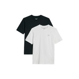 Marc O'Polo Marc O'polo Denim Herren Marc O'Polo DENIM T-Shirt &raquo;regular fit im 2er Pack, in softem Single Jersey&laquo; 2 tlg. schwarz-wei&szlig; S