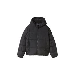 Tom Tailor Herren Tom Tailor Steppjacke mit Kapuze mit Kapuze schwarz 140