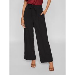 Vila Damen Schlupfhose &raquo;VICLUA HW WIDE PANTS-NOOS&laquo; Materialmix schwarz L (40), N-Gr
