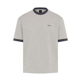 BOSS Orange Herren BOSS Orange T-Shirt &raquo;Te Edge&laquo; Relaxed Fit, Logo-Stickerei grau XL