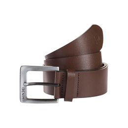 Tom Tailor Denim Herren Tom Tailor Denim Lederg&uuml;rtel &raquo;TTDSAM&laquo; 4 cm breit, Herreng&uuml;rtel, Klassisch und Casual braun 115