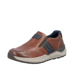 Rieker Herren Slip-On Sneaker Schl&uuml;pfschuh, Slipper, Halbschuh, Freizeitschuh mit Kontrastbesatz 43