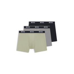 BOSS Herren BOSS Boxershorts Packung, 3 Stk. aus bequemer Stretch-Baumwolle, k&ouml;rpernah, mittlere Bundh&ouml;he beige XL, 3 Stk.