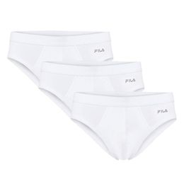 Fila Herren Slip &raquo;MAN BRIEF&laquo; mit flach verarbeiteten N&auml;hten, ohne Eingriff wei&szlig; XL