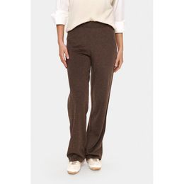 Saint Tropez Damen Strickhose &raquo;MilaSZ Pants&laquo; braun S (36), N-Gr