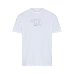 Calvin Klein Jeans Herren T-Shirt &raquo;CALVIN KLEIN GRAP&laquo; Regular fit mit Markenprint wei&szlig; S